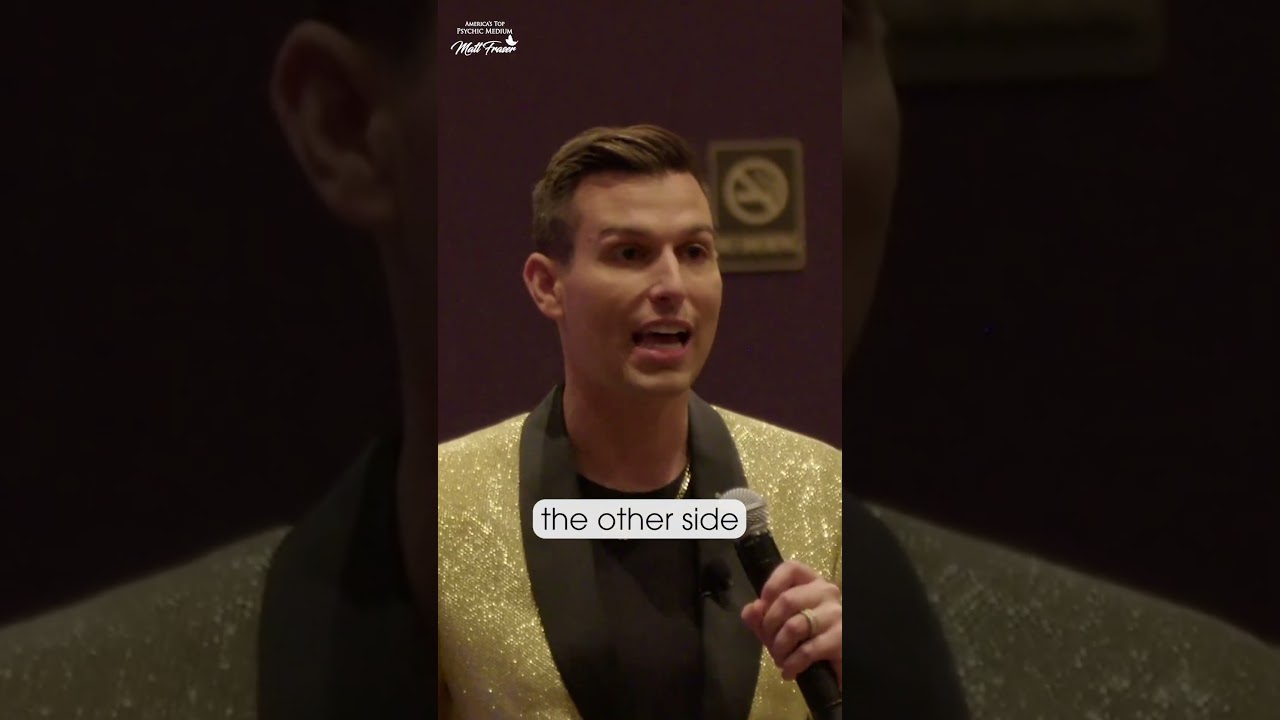 A skeptic reacts in shock during a psychic reading