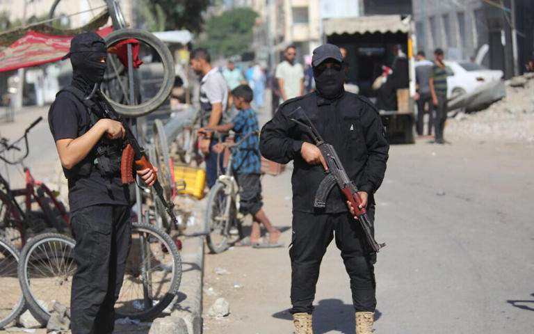 Hamas reappears on Gaza’s streets, and two of three militias that ...