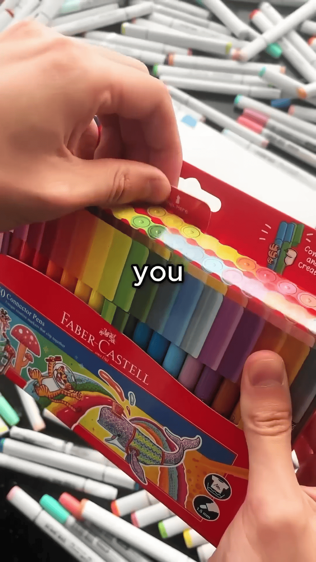 Drawing with Childhood Art Supplies