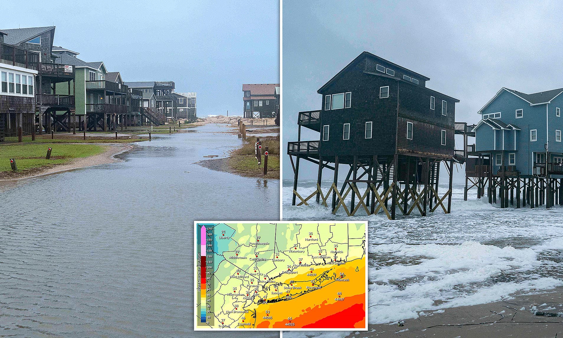 Nor'easter storm triggers state of emergency as cyclone rattles towards ...