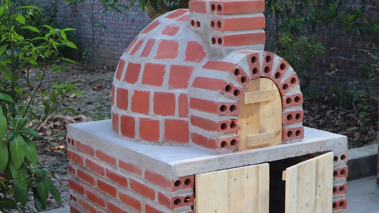 Build a brick pizza oven for perfect pies 🍕