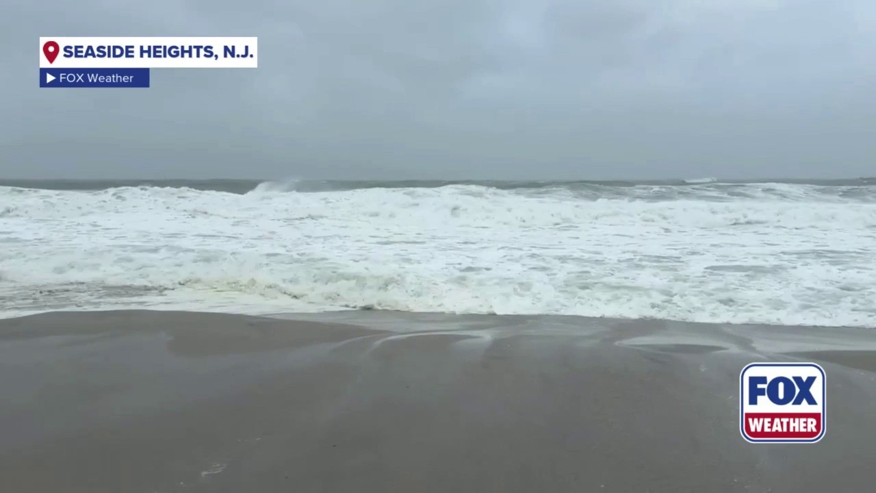 Watch: Ocean rages as high tide arrives in Seaside Heights