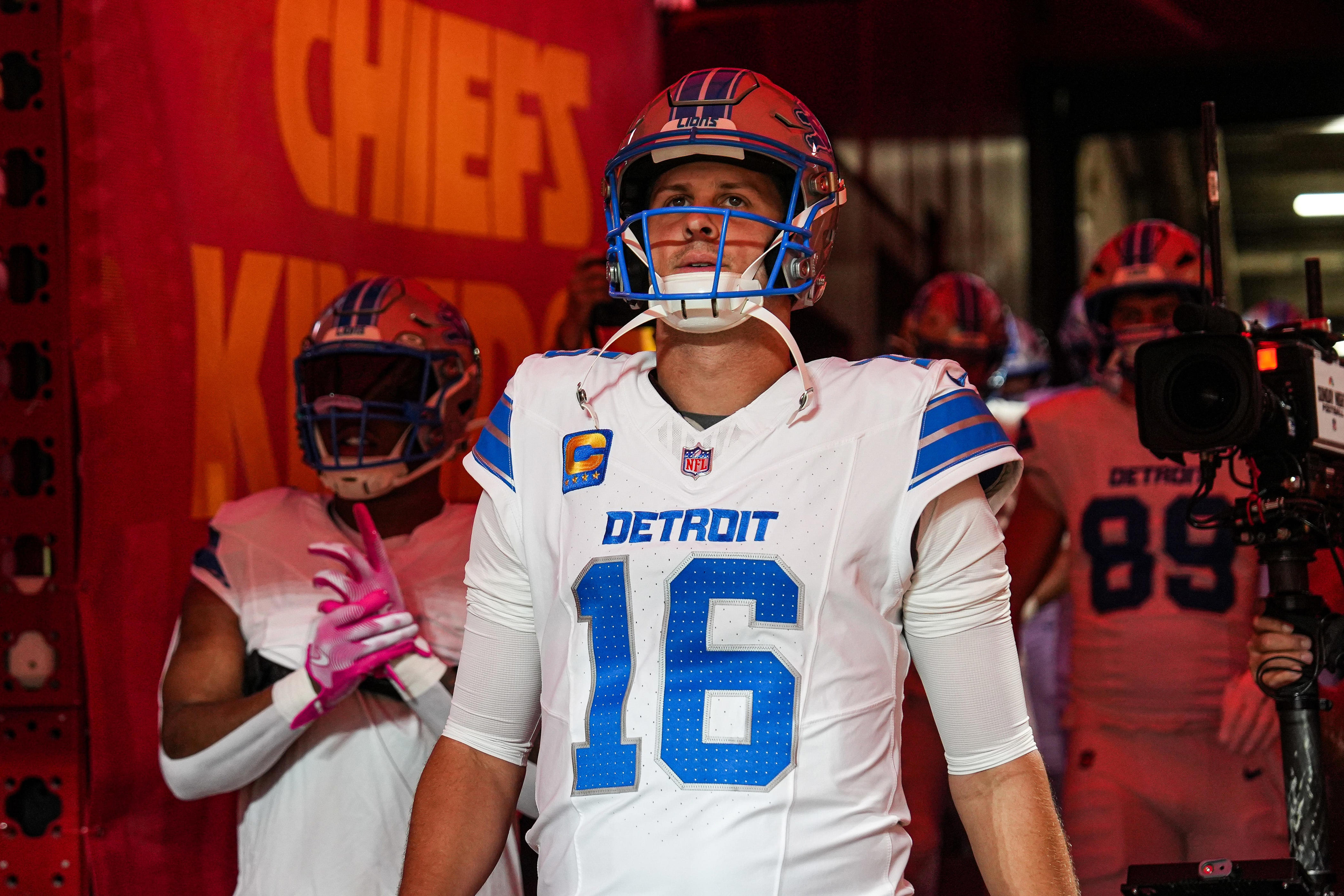 Were Detroit Lions robbed of Jared Goff TD catch vs Chiefs? NBC rules ...