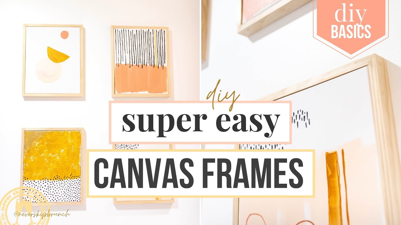 Learn How to Make a Wooden Frame and Create Modern Art