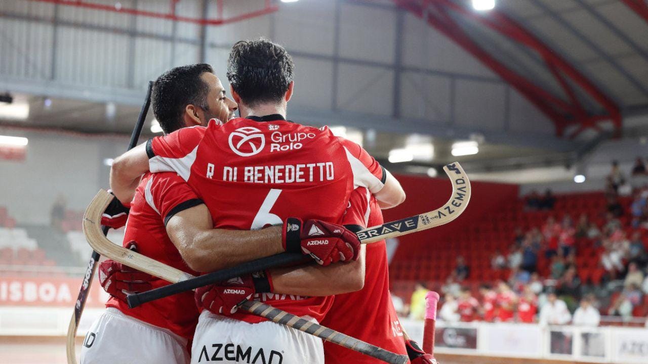 Hóquei: Benfica goleia na Póvoa e segue líder invicto