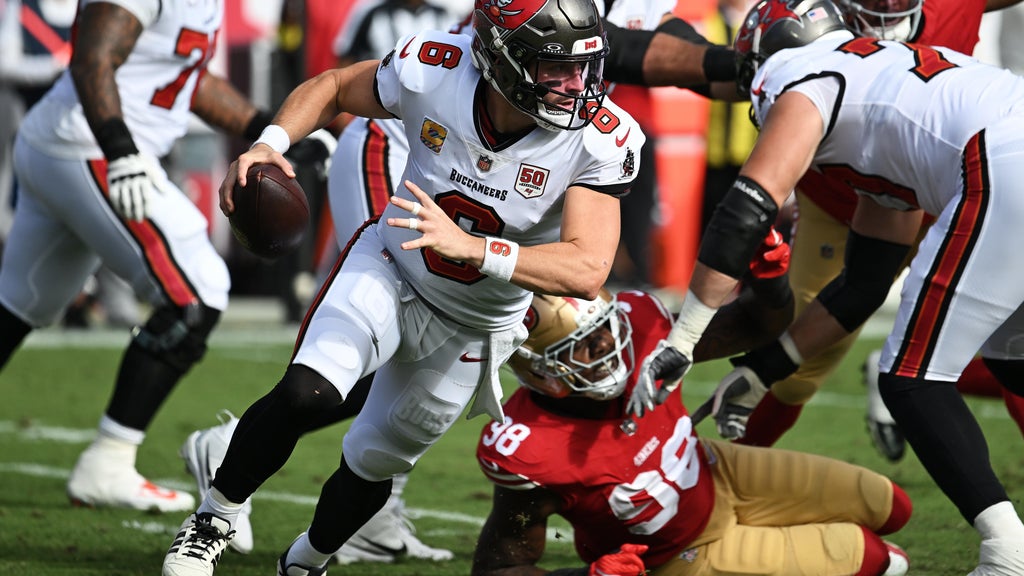 Baker Mayfield tosses 2 touchdown passes, Buccaneers beat the 49ers 30-19