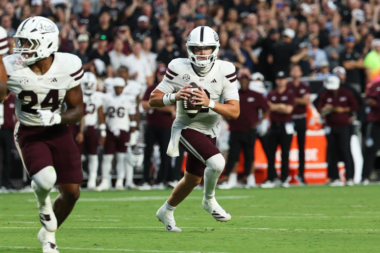 Blake Shapen taken off Mississippi State football vs Missouri injury report