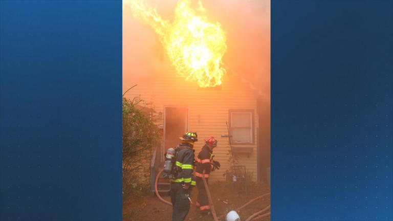 Hamilton home deemed total loss after fire crews battle blaze