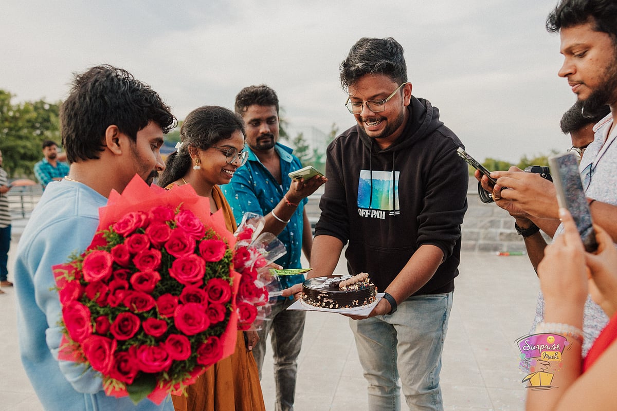 Surprise in safe hands