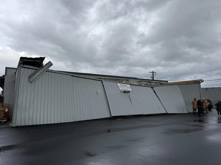 Microburst or possible funnel cloud destroys 1 roof, damages 3 other ...