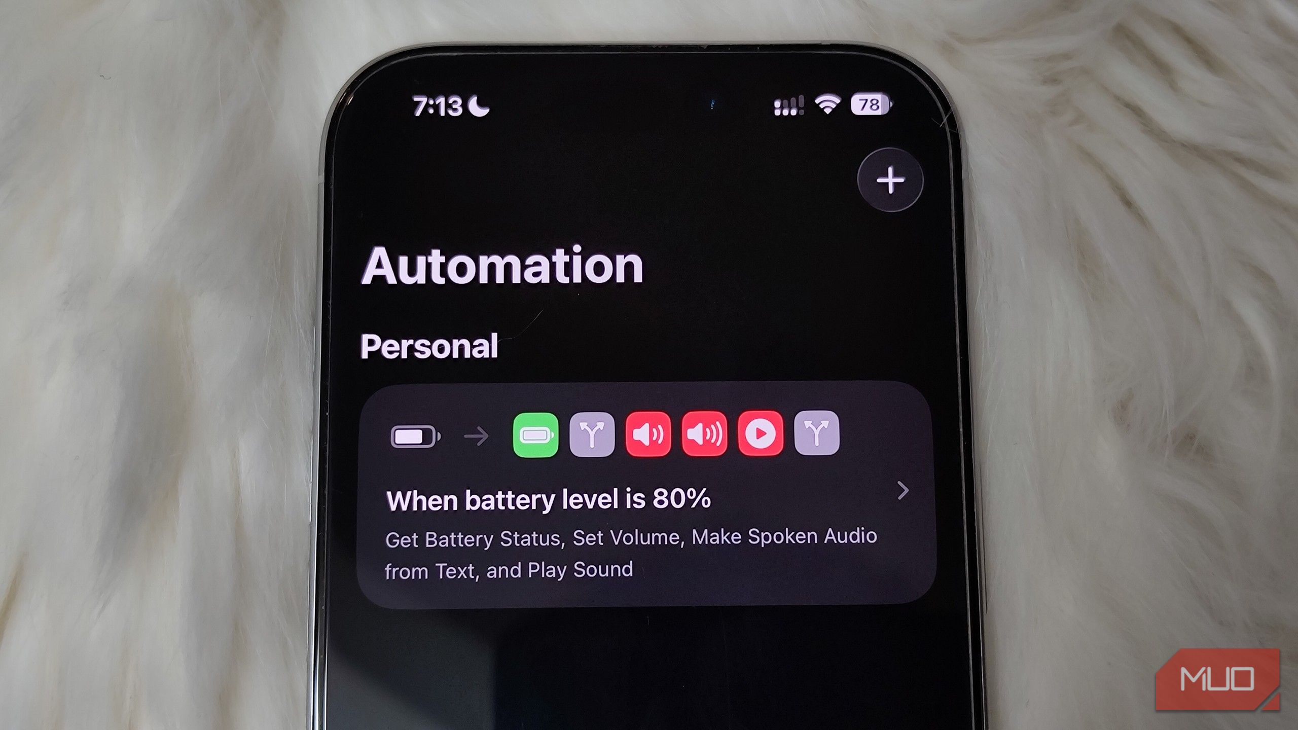 I made my iPhone play a sound when it’s fully charged, and it’s so ...