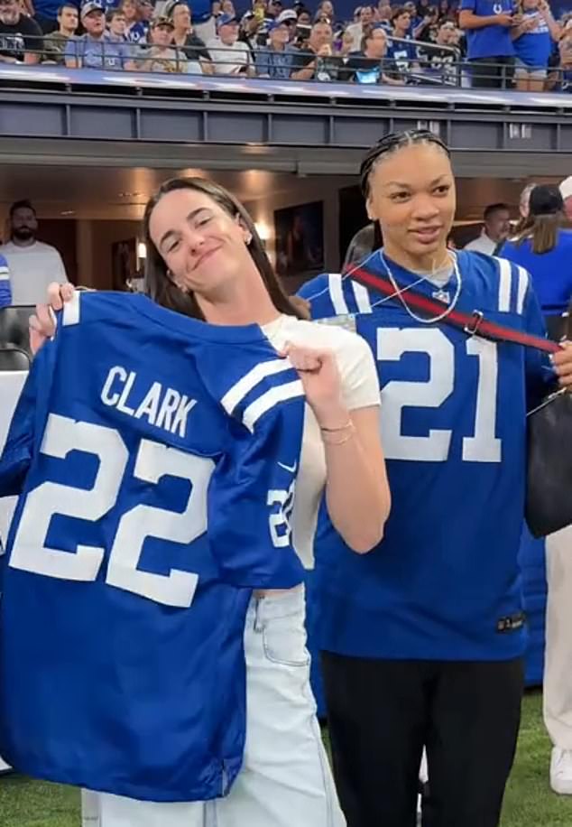 Taylor Swift brings Caitlin Clark to cheer on Travis Kelce and the Chiefs