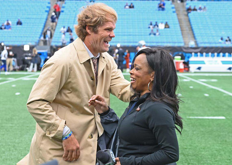 Living a Carolina Panthers pregame with Pam Oliver, who simply isn't slowing down