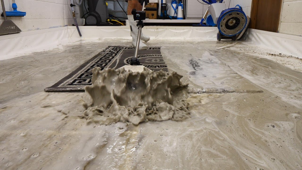 Satisfying ASMR rug transformation 🧼