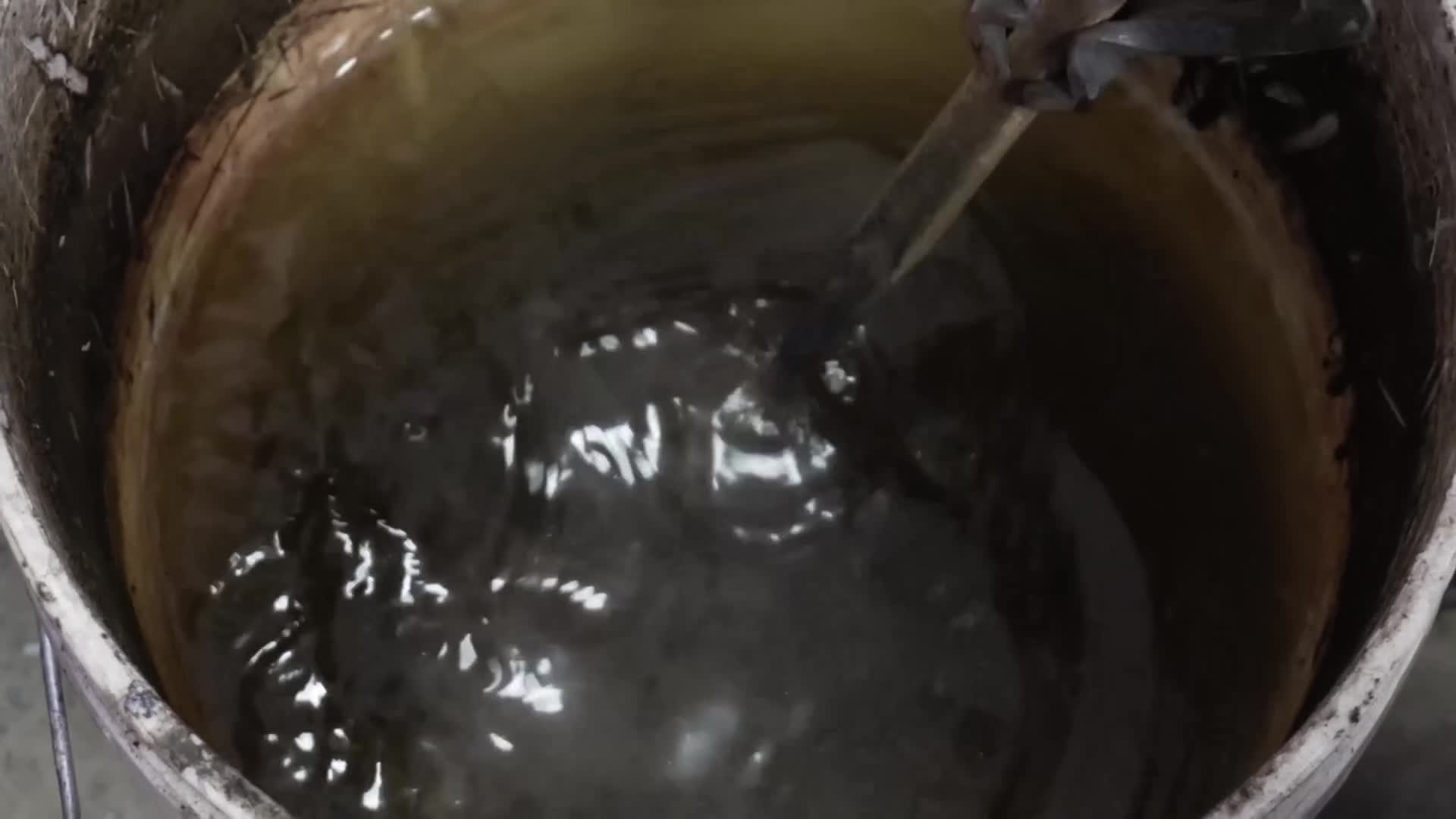 Making a titanium spatula