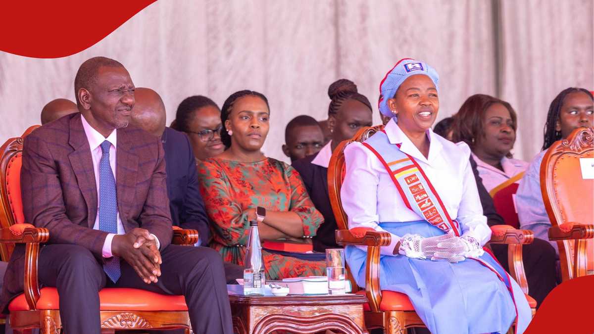 Rachel Ruto's fashion to church event stuns Kenyans: "Anakaa student"