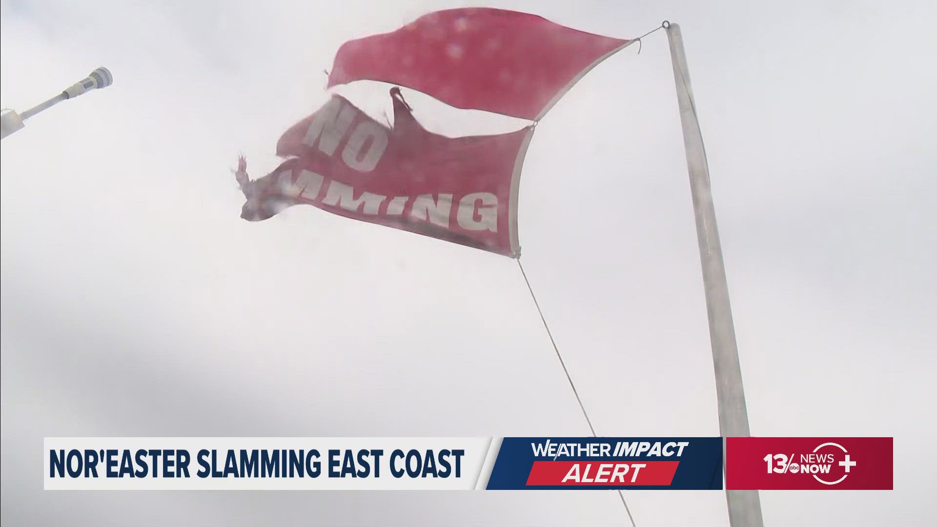 Nor’easter batters North Carolina’s Outer Banks with rough winds ahead of high tide