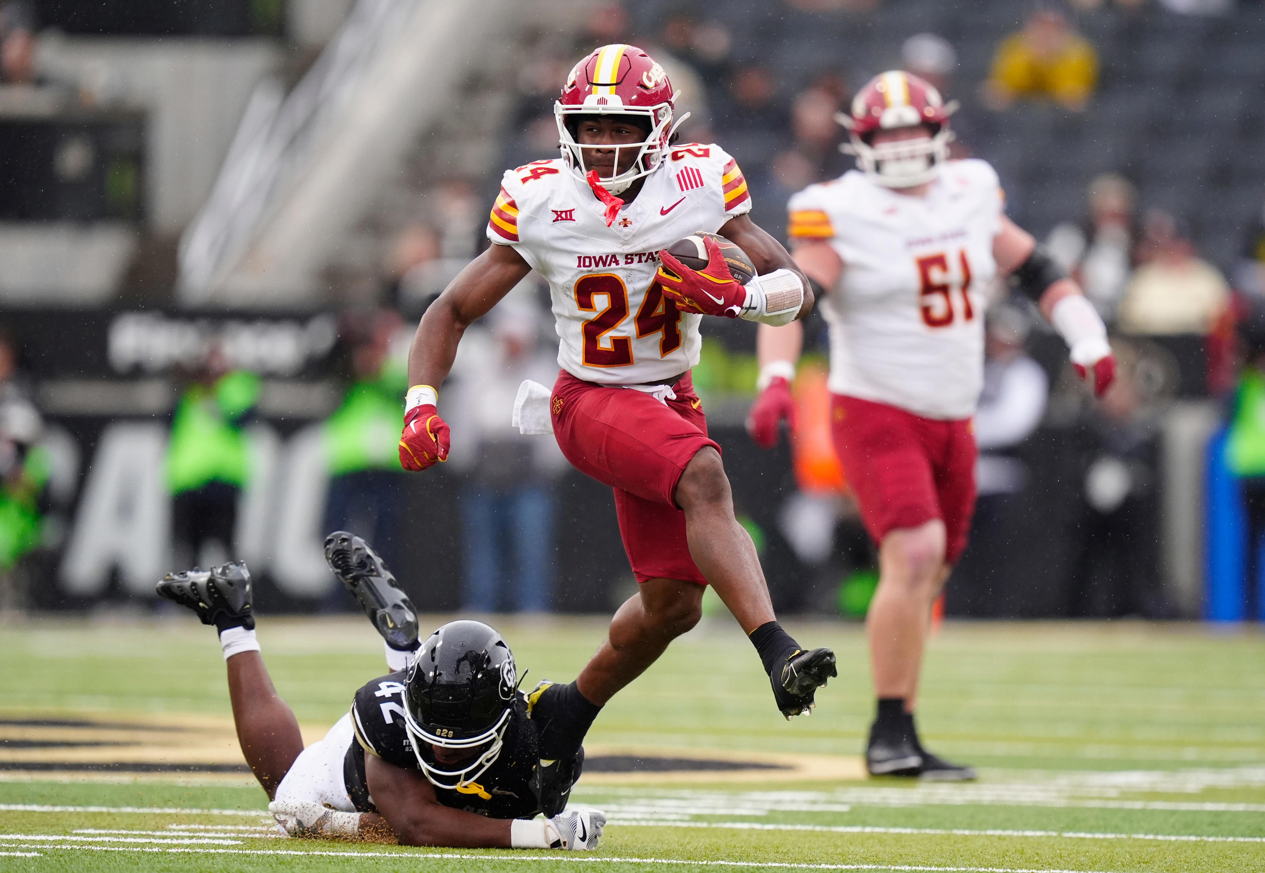 Former Iowa State running back Abu Sama III commits to Wisconsin