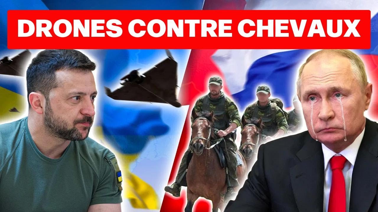 Regardez jusqu’où va Poutine : des soldats russes à cheval face à l ...