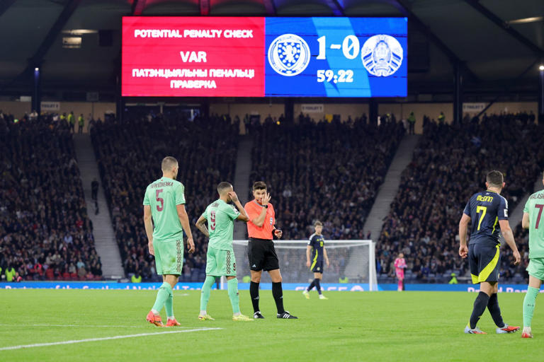 Scotland v Belarus live: Scott McTominay goal and VAR reprieve rescue ...
