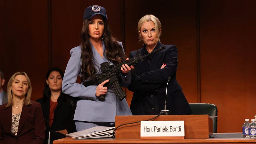 Pam Bondi & Kristi Noem React To ‘SNL' Cold Open Parody: "Loving Amy ...