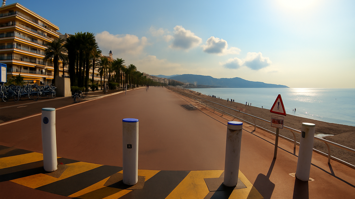 Nice City Walk - Promenade des Anglais France Beachfront Stroll