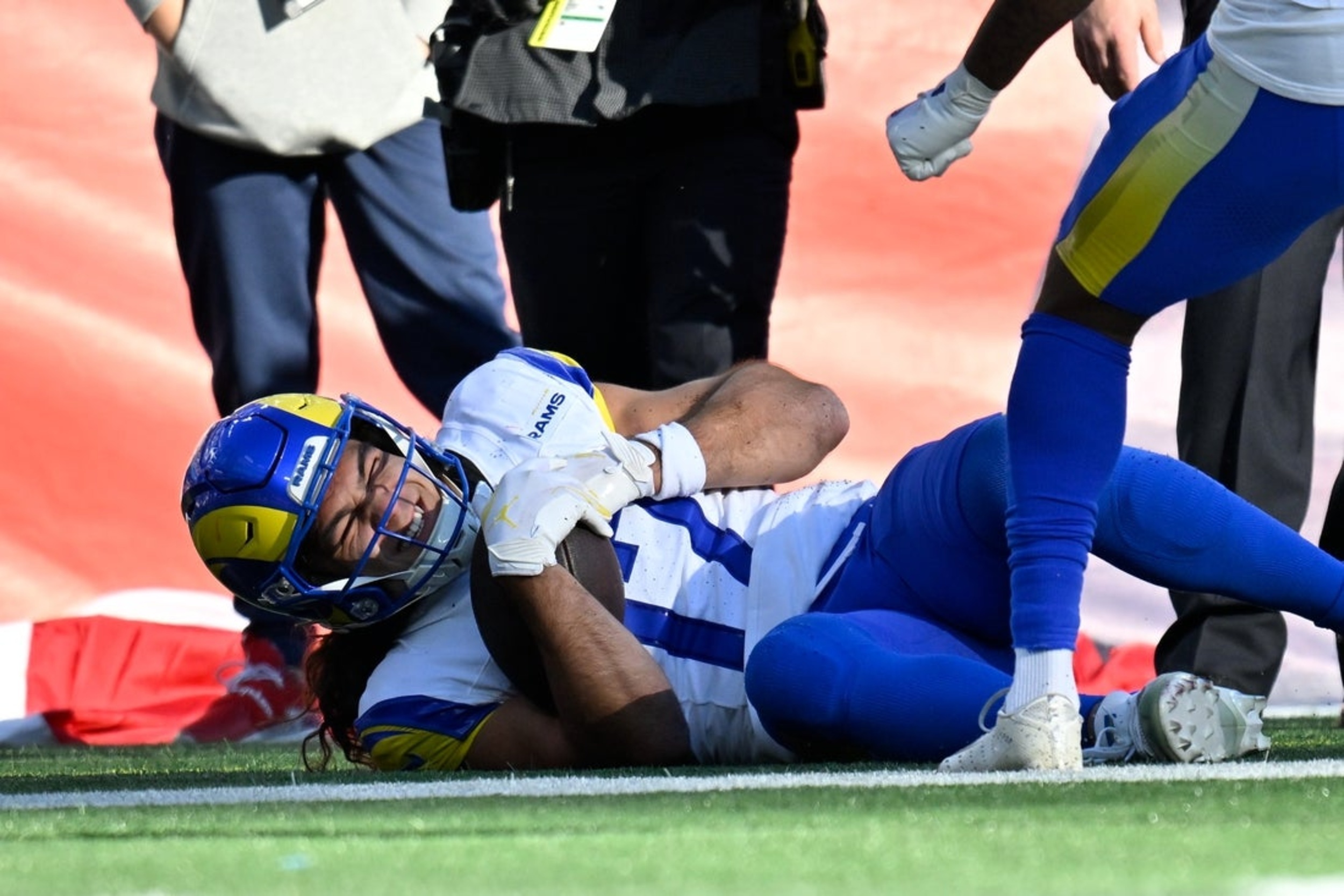 Rams WR Puka Nacua (leg) questionable to return