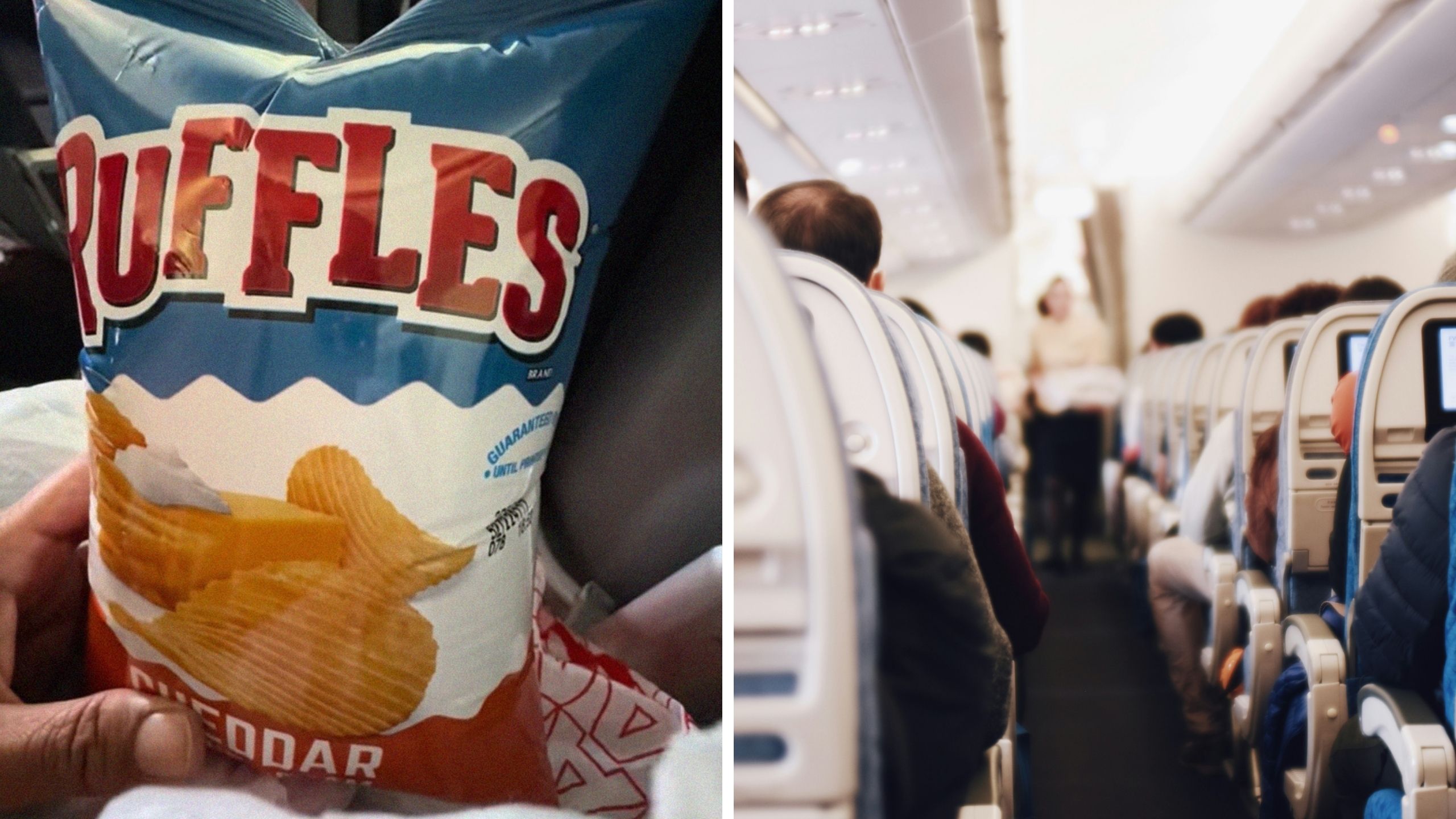‘Tell the flight attendant’: Woman buys bag of Ruffles chips before ...