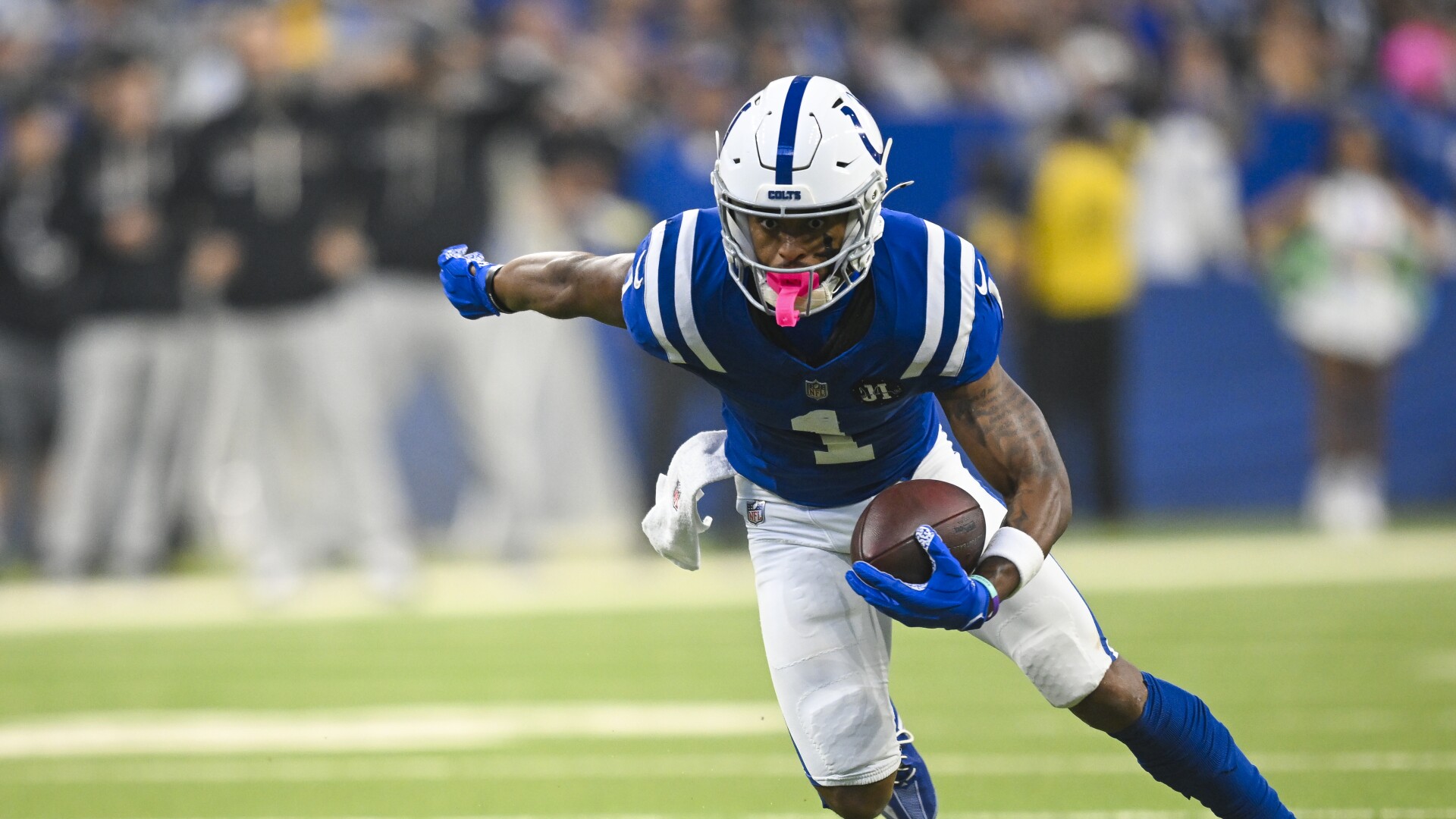 Josh Downs TD makes it 24-24 in Indy