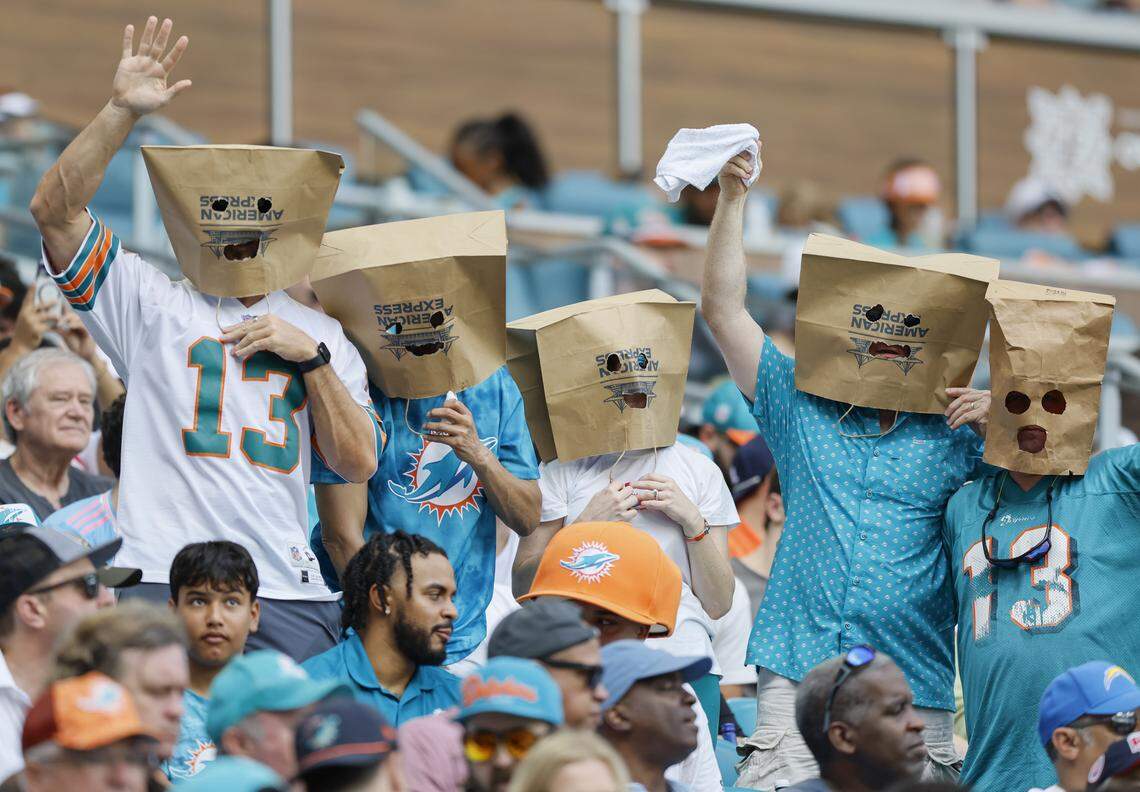 Look at the scene from this week's Miami Dolphins home game