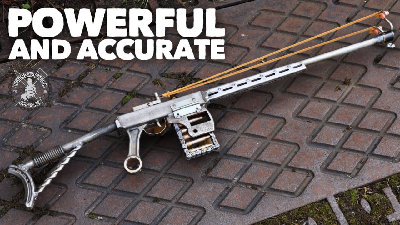 Crafting a slingshot rifle