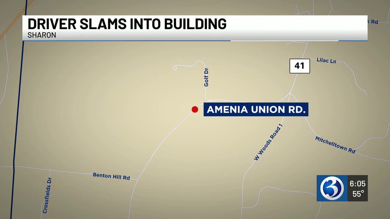 Serious injuries reported after car crashes into building