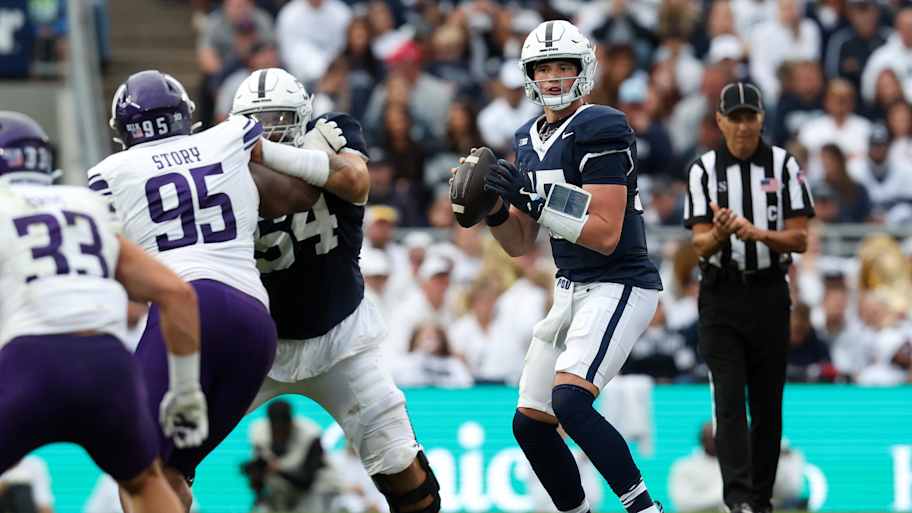 Drew Allar's gf reacts to Penn State QB's heartbreaking season-ending ...