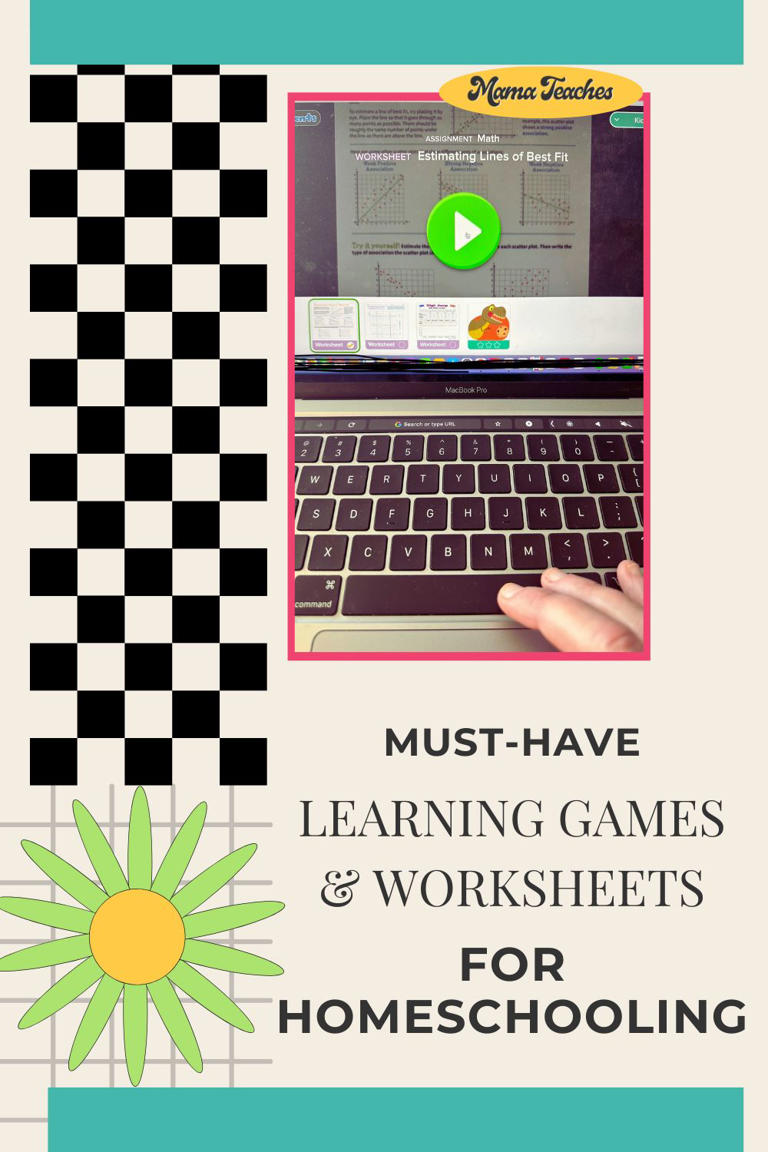 Must-Have Learning Games and Worksheets for Homeschooling