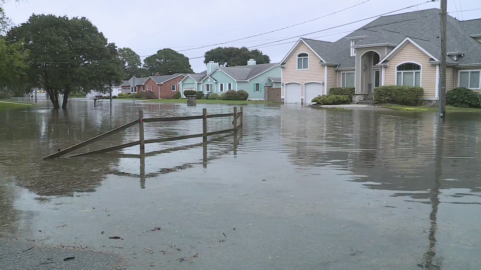 Tidal flooding hits Lynnhaven neighborhoods in Virginia Beach