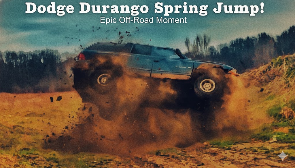 Dodge Durango Spring Jump! | Epic Off-Road Moment