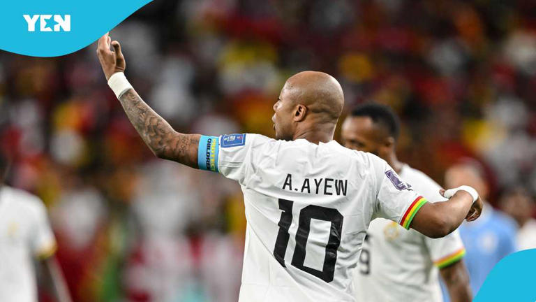 Andre Ayew reacts emotionally after Ghana secures 2026 World Cup ...