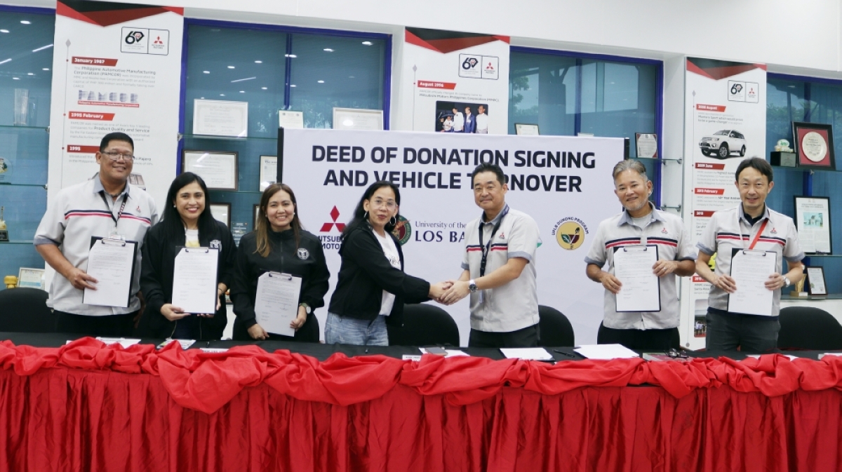 Mitsubishi Motors donates Strada Athlete to UPLB for DUNONG education ...