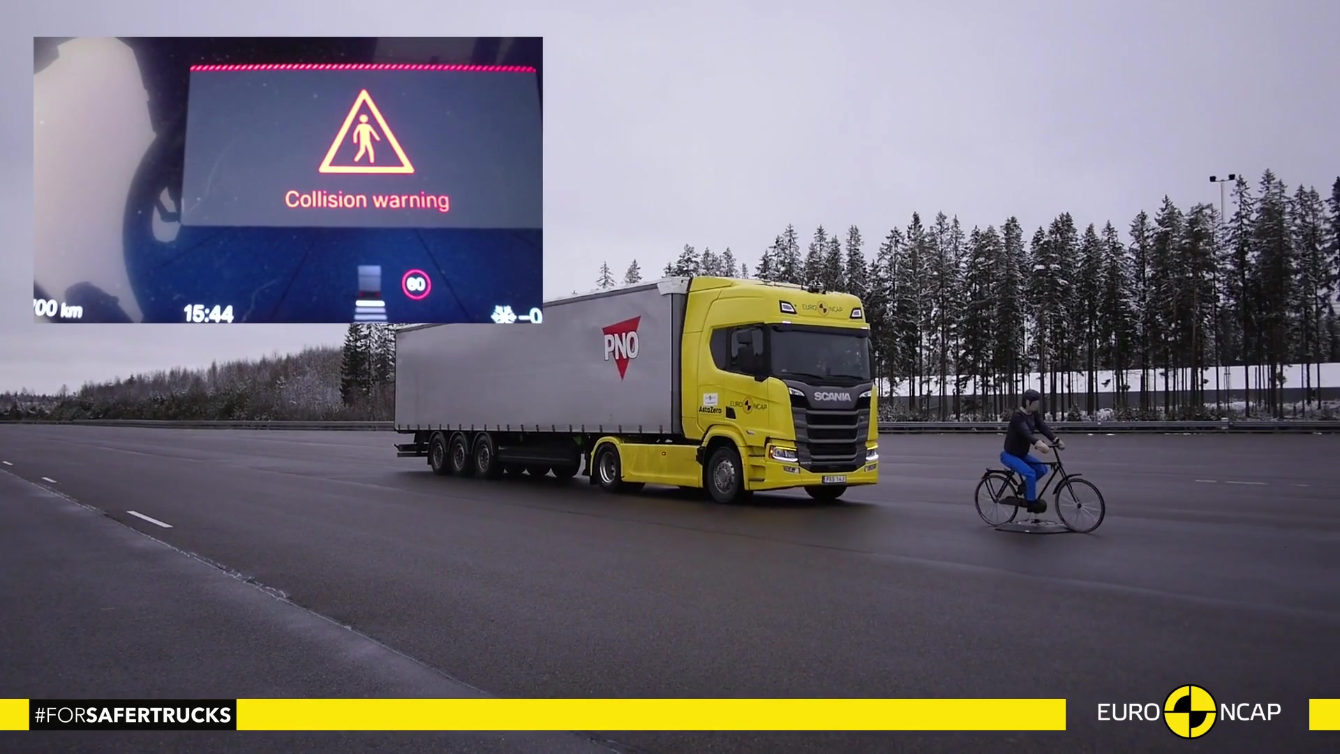 Scania R-series (4x2 Tractor Unit) 2025 Commercial Truck Safety Tests