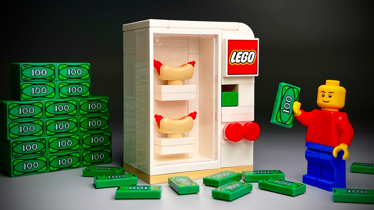 LEGO Hot Dog Vending Machine Build
