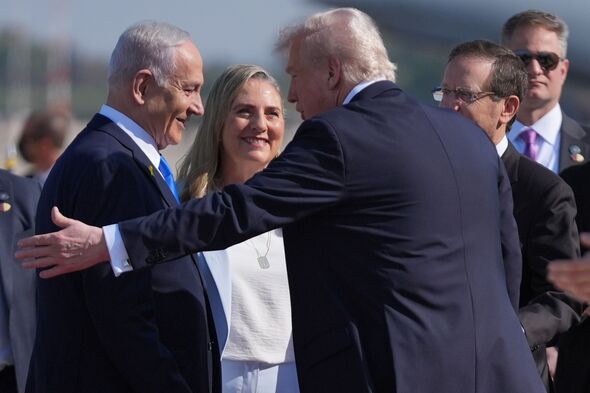 'Emotional' Trump greets Netanyahu 'like family' as Israel rolls out ...