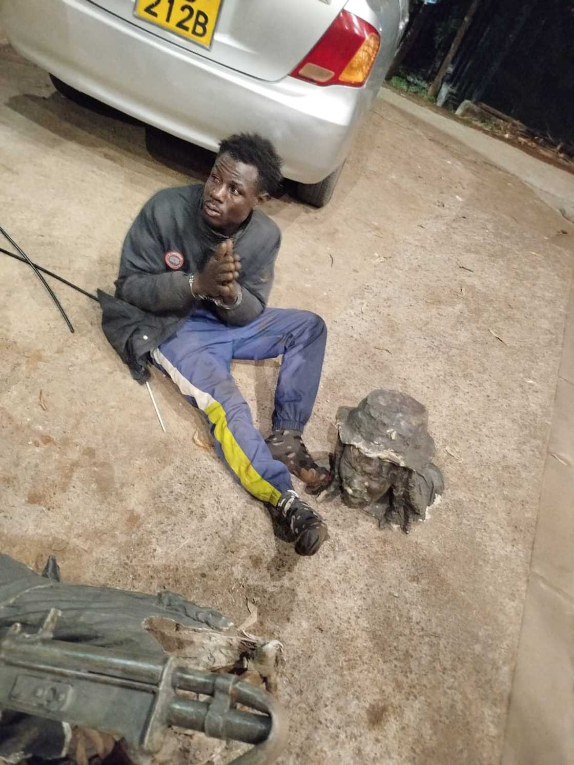 Nairobi man arrested for vandalising Dedan Kimathi statue claims he ...