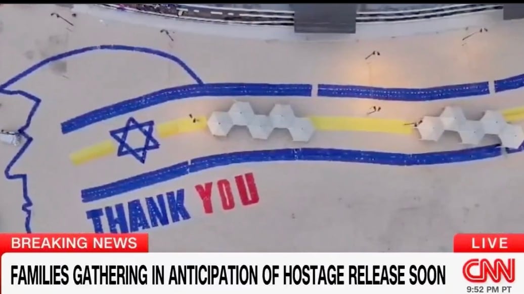 Trump Gets a Big ‘Thank You’ as He Lands in Israel