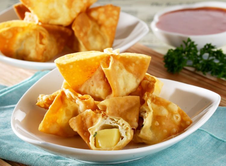 Resep Pangsit Goreng Udang Keju, Camilan Enak, Praktis, Anti Bosan