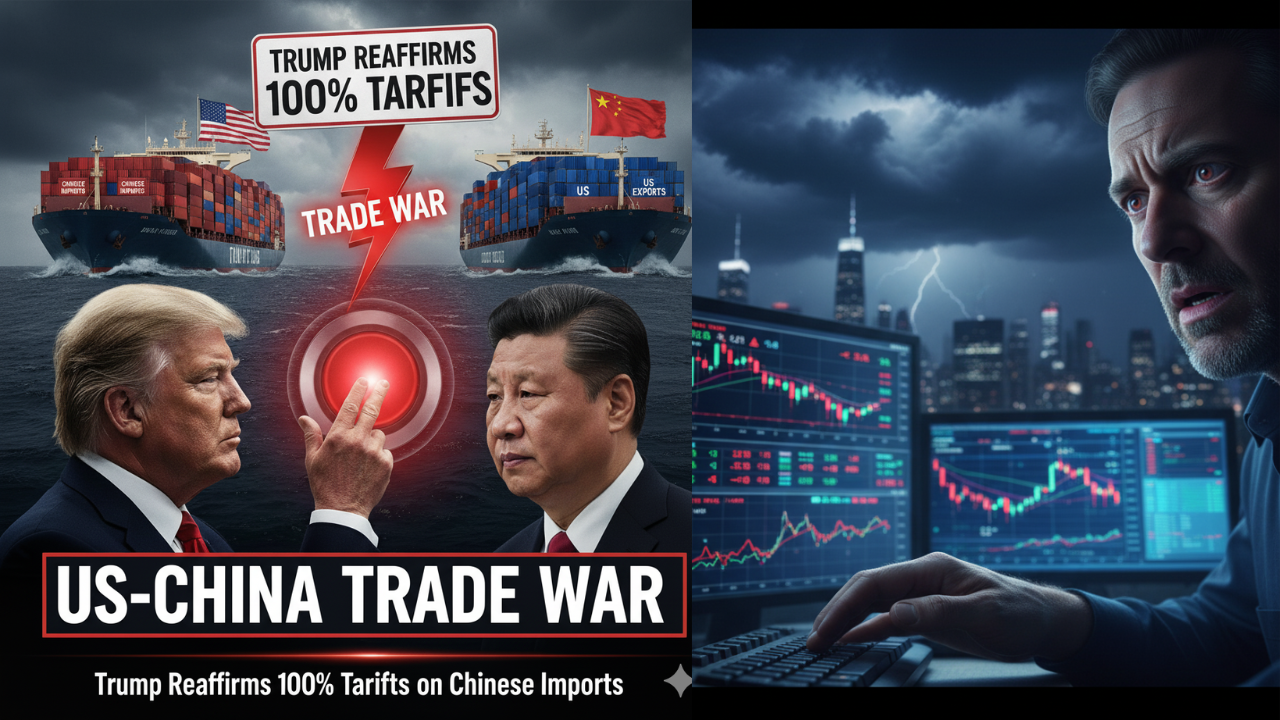 US-China Trade War: Trump Reaffirms 100% Tariffs on Chinese Imports ...