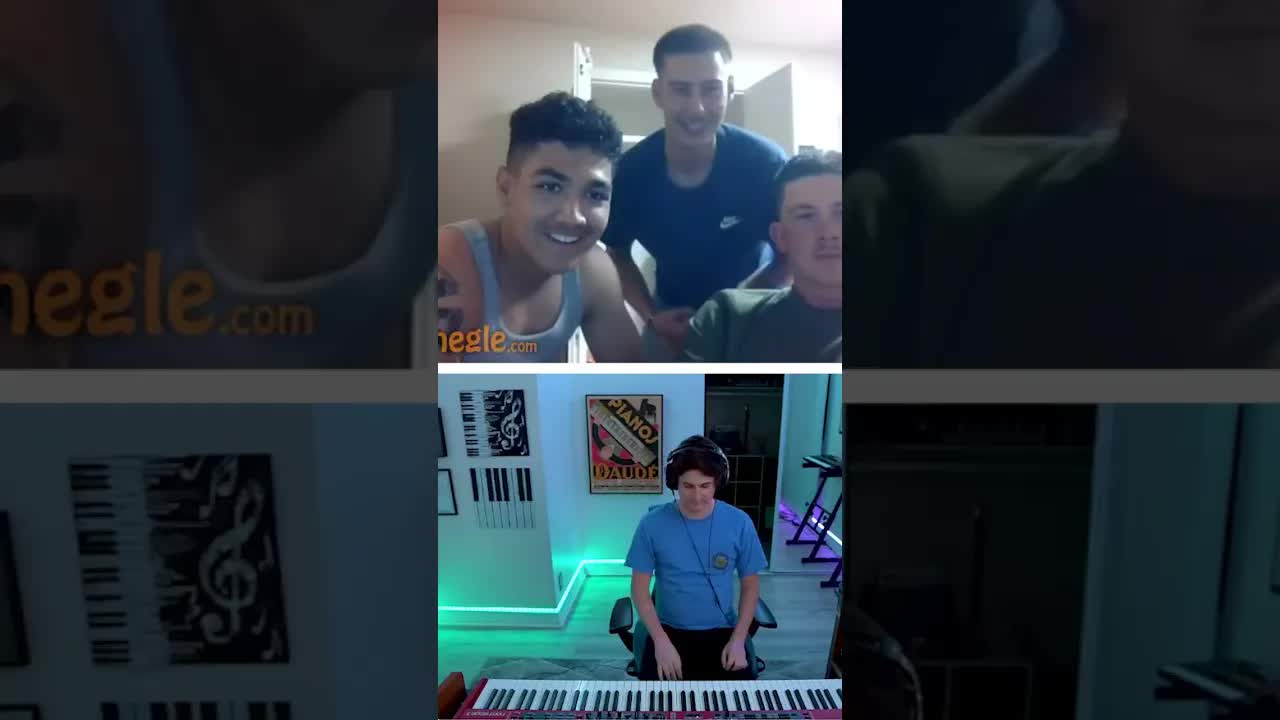 Pro Violinist & Pianist SHOCK Strangers with Rush E