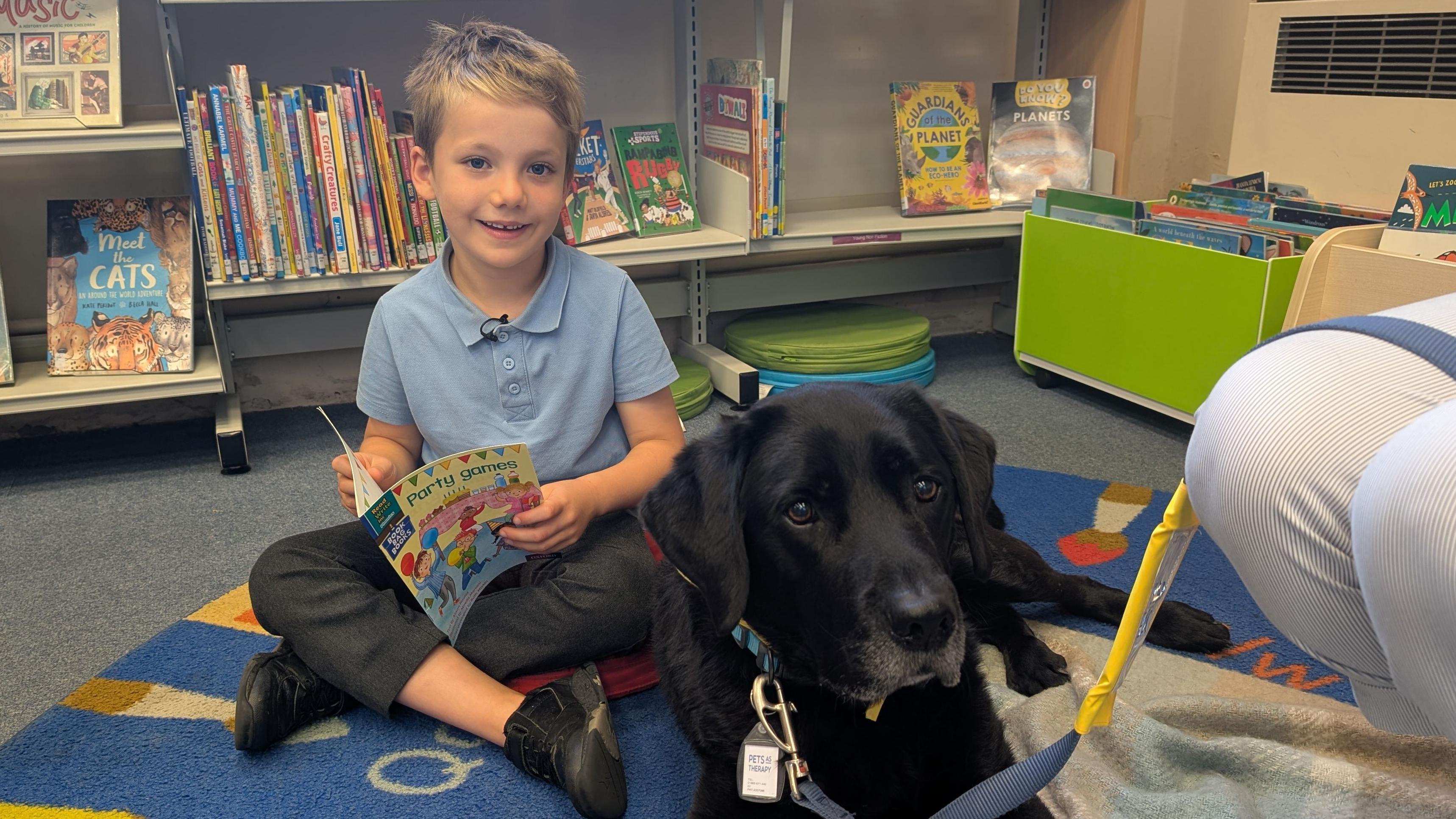 How Rafa the dog is helping boost reading skills
