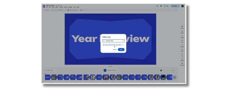 Google Vids ora crea video verticali e quadrati per per i Social