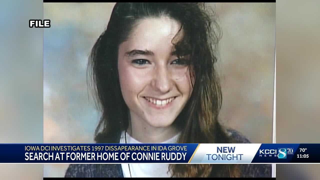 Cold case: Iowa investigators search former home of Connie Ruddy