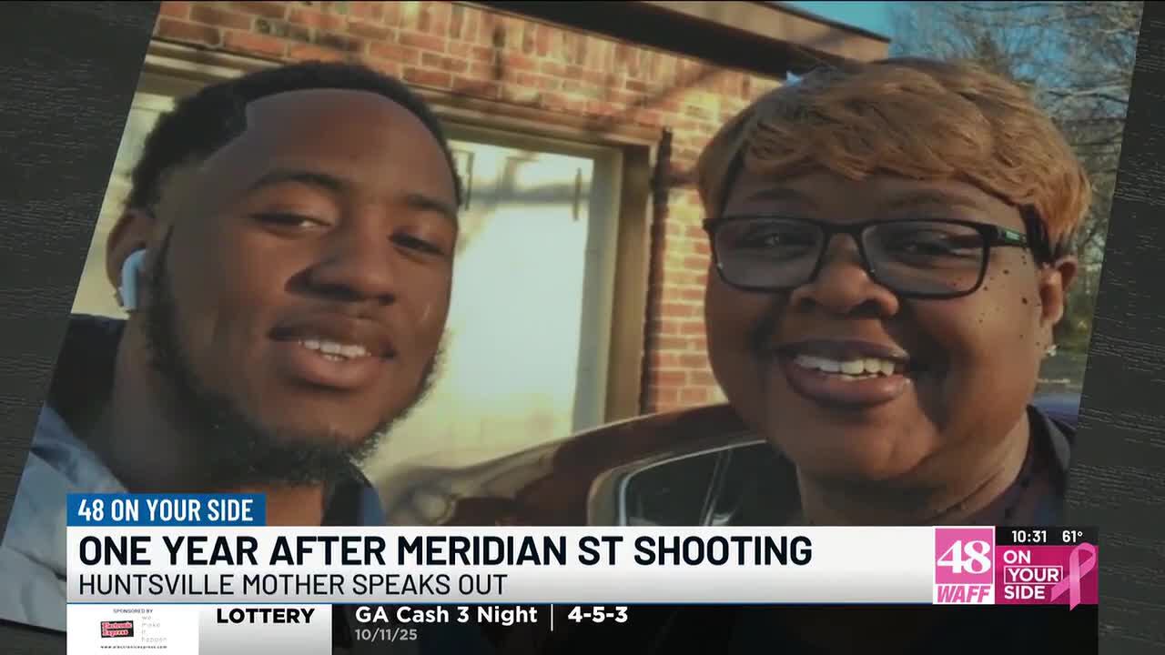 Huntsville mother speaks out one year after son murdered in Meridian St ...